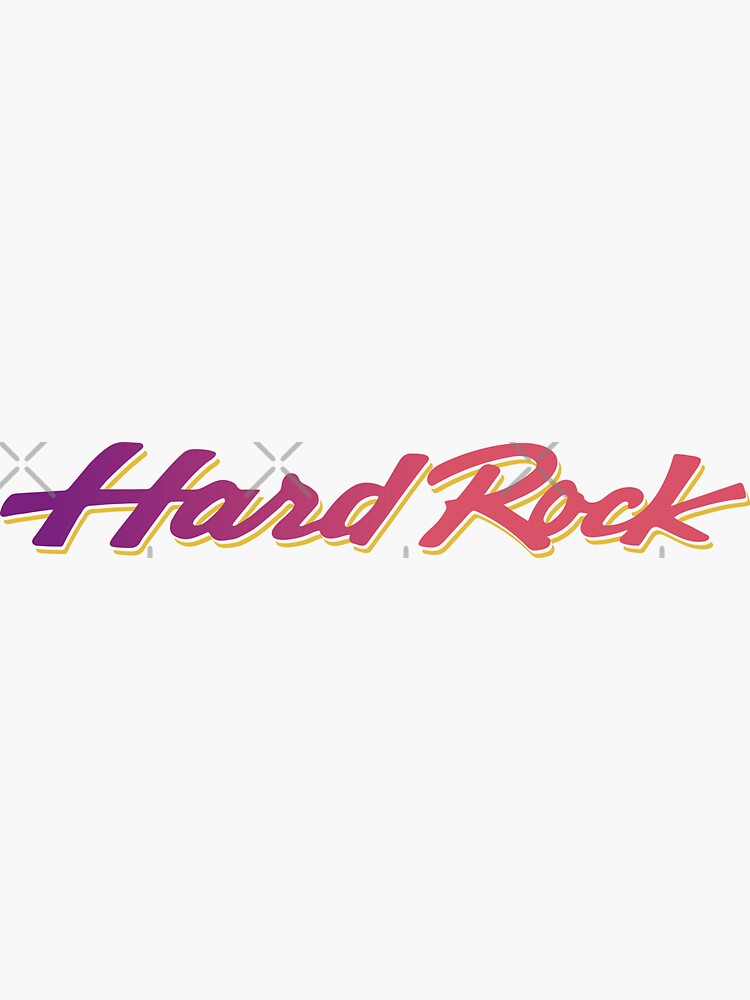 "hard rock" Sticker for Sale by Rockhopper93 | Redbubble