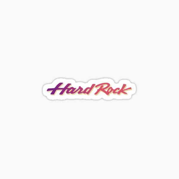 "hard rock" Sticker for Sale by Rockhopper93 | Redbubble