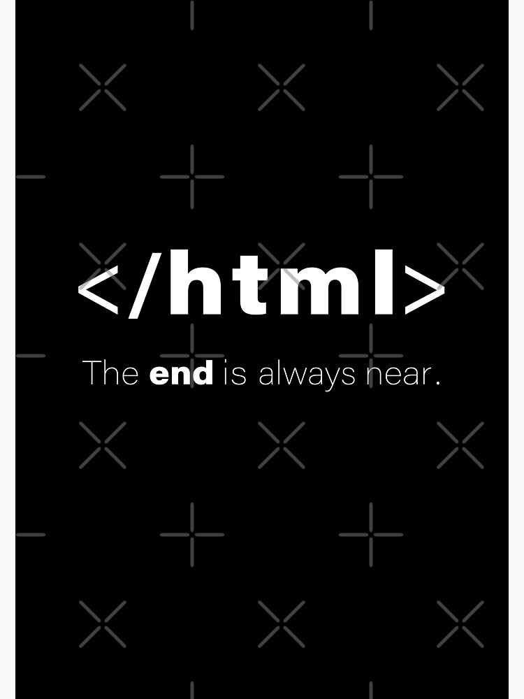 "Coding Cards, Graphics Filled With HTML Coding Jokes" Sticker for Sale ...