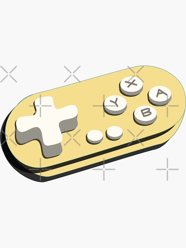 "Yellow Anki Remote" Sticker for Sale by DannyDraw | Redbubble