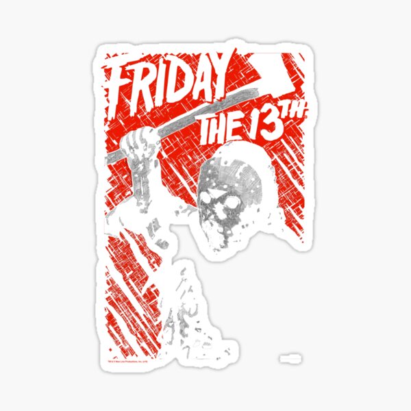 "Friday the 13th Jason Lives" Sticker for Sale by stormyblackness ...