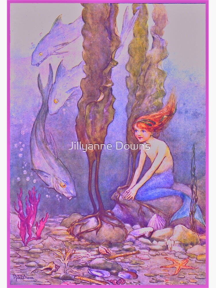 "Antique victorian mermaid illustration!" Poster for Sale by ...