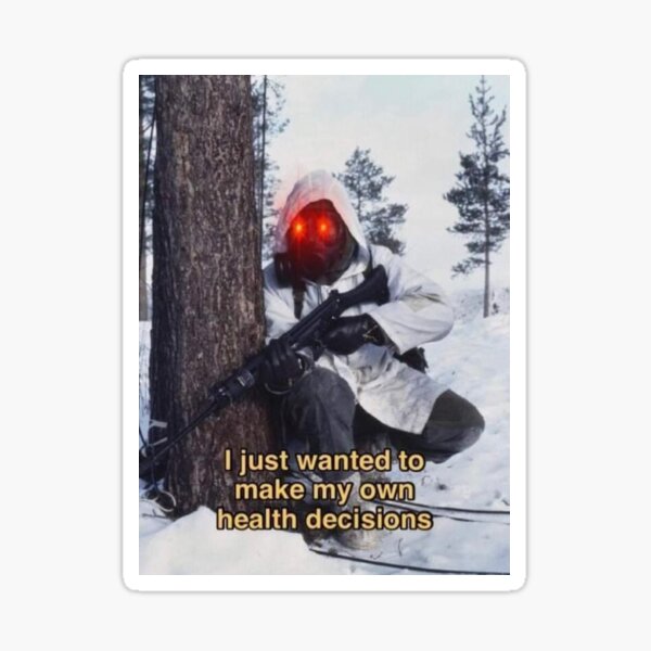 "Health decisions" Sticker for Sale by HypnoticBauch | Redbubble