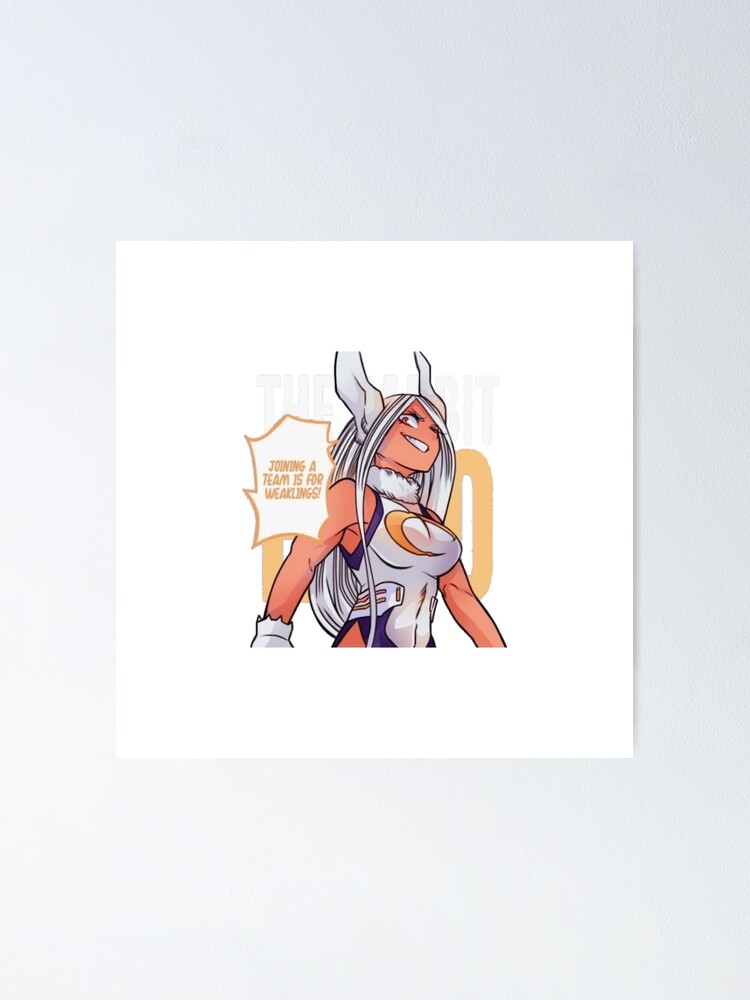 "Mirko my hero academia " Poster for Sale by sunwukong-sage | Redbubble