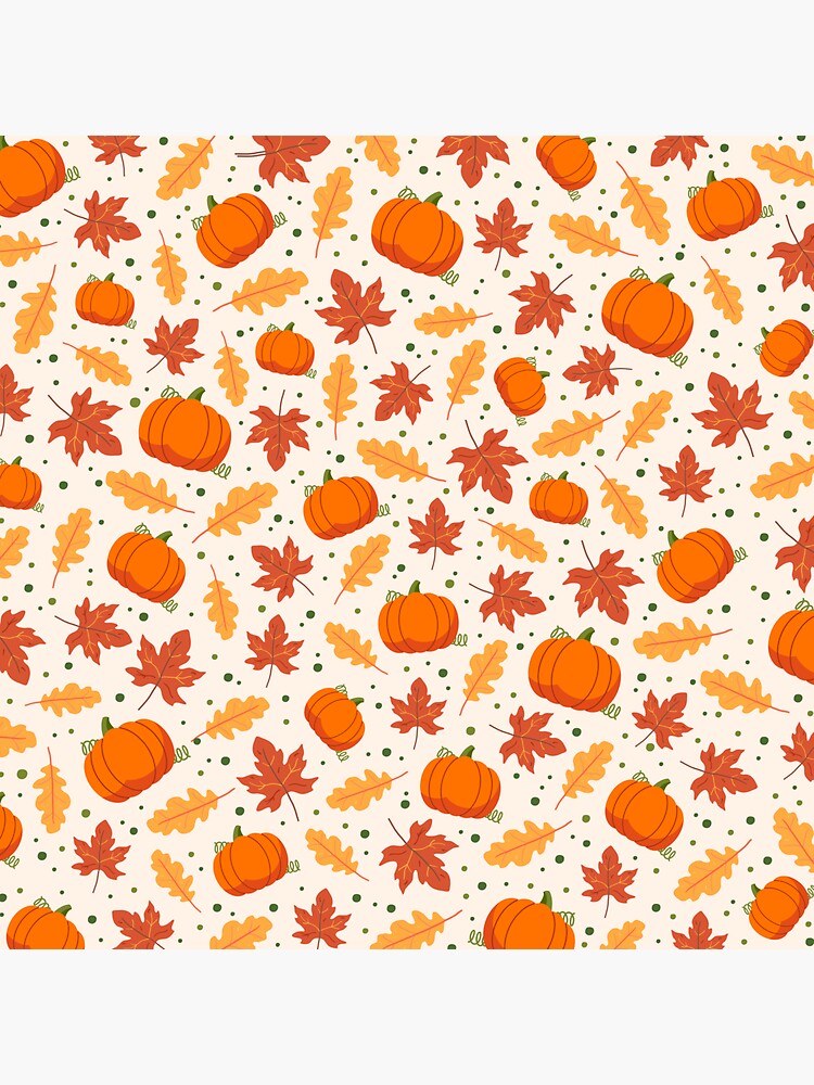 "Autumn Fall pattern " Sticker for Sale by UnicornParty | Redbubble