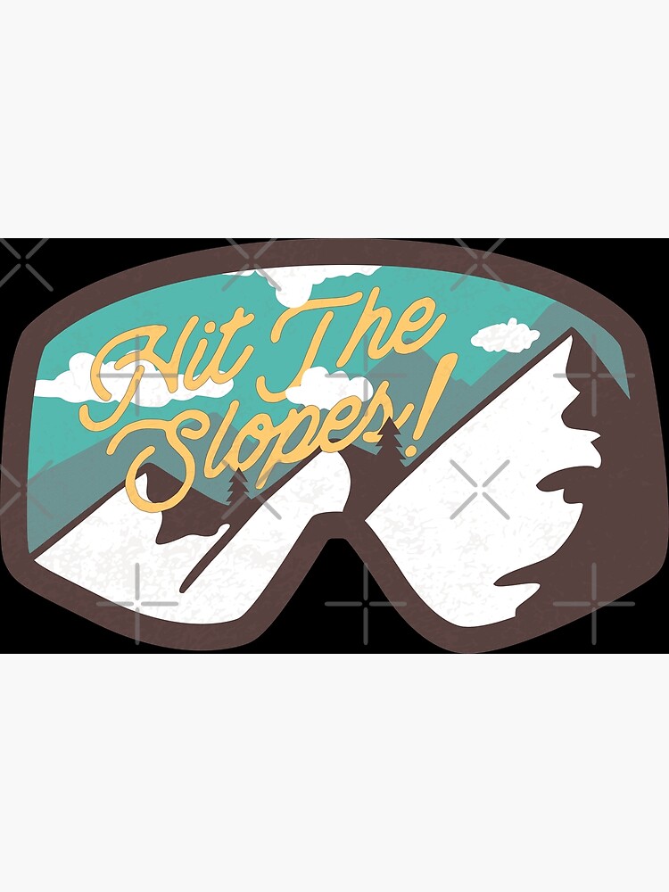 "Snowboarding hit the slopes pack" Poster for Sale by illustArt | Redbubble