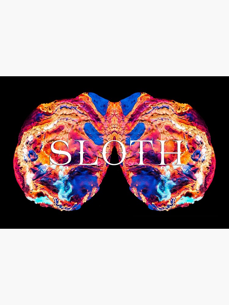 The Seven Deadly Sins Sloth Poster For Sale By Hell Prints Redbubble