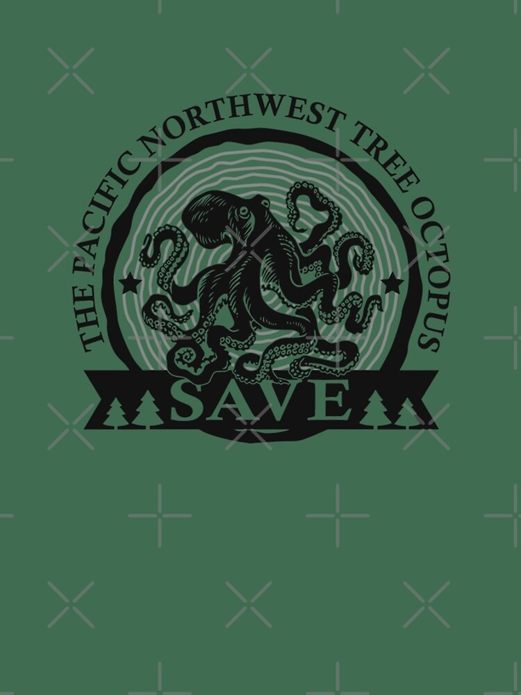"Save the Pacific Northwest Tree Octopus" Graphic T-Shirt Dress for ...
