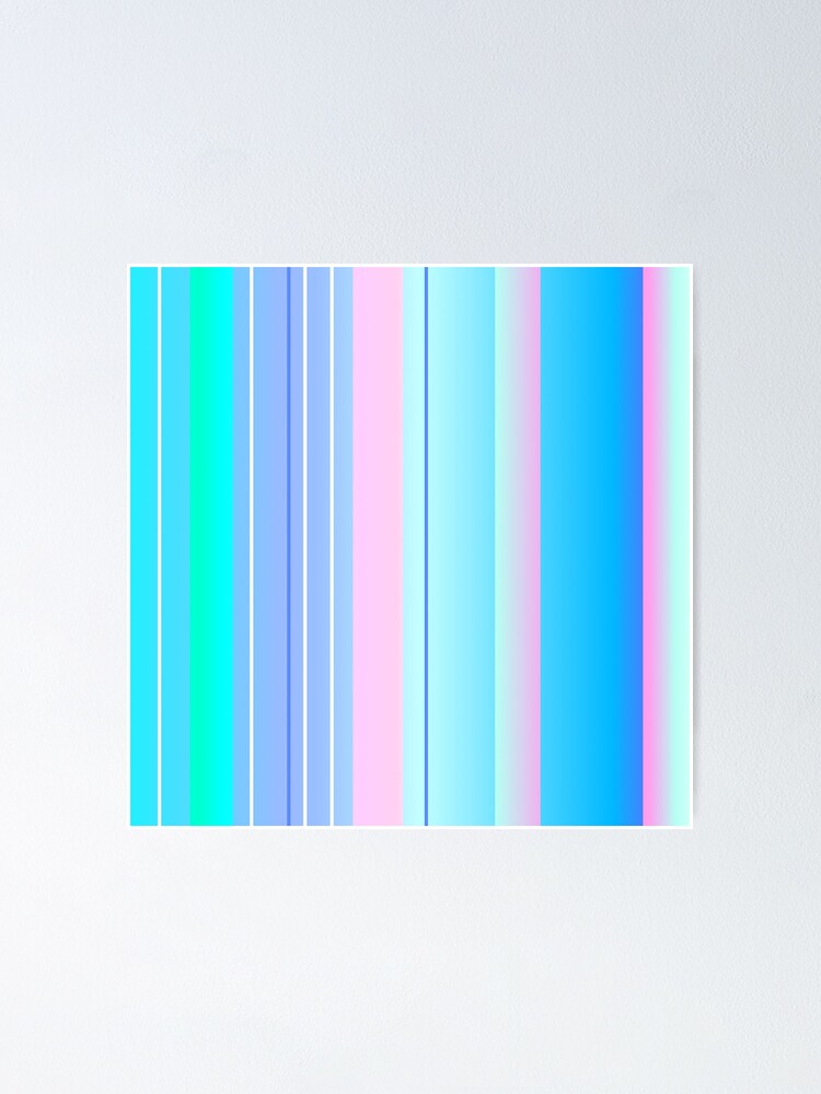 "Blue pink palette pattern | Blue pink color combination" Poster for ...