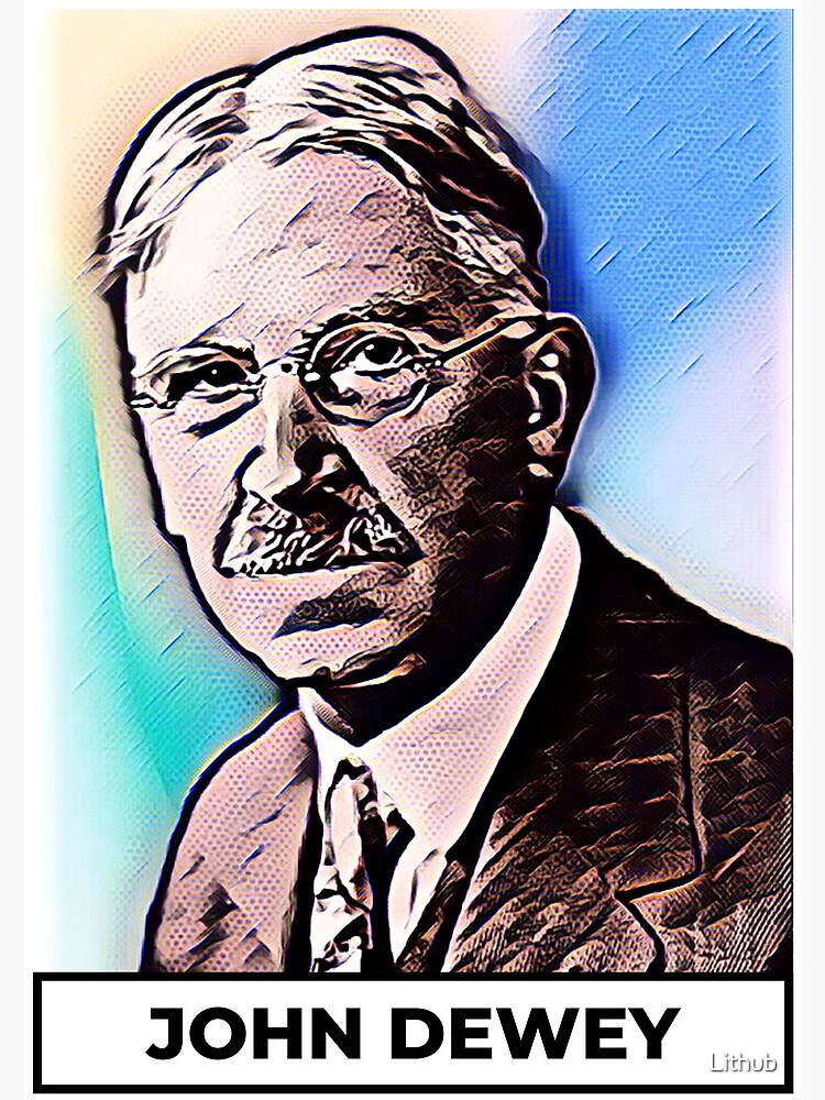 "John Dewey Art | John Dewey Portrait | John Dewey Artwork " Spiral Notebook for Sale by Lithub ...