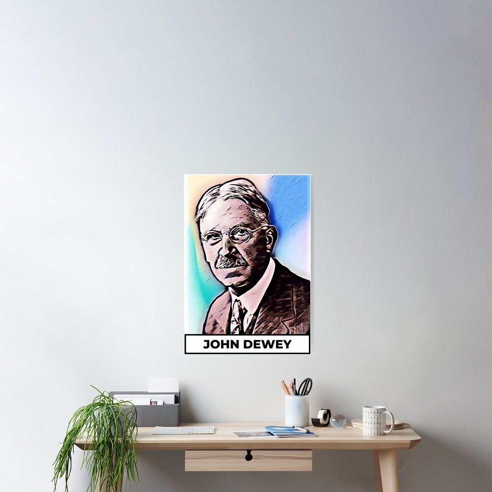 "John Dewey Art | John Dewey Portrait | John Dewey Artwork " Poster for ...