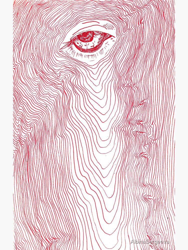 "abstract, eye, red, lines, trippy, aesthetic, geometric, minimalist ...