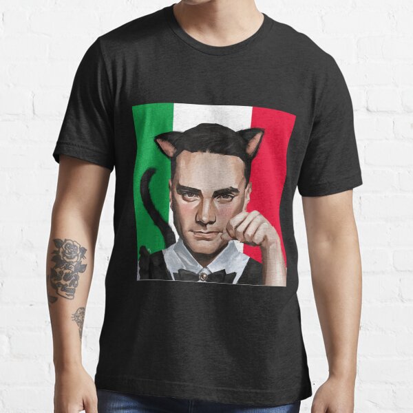 "Ben Shapiro catboy maid Italian pride flag artwork " T-shirt for Sale ...