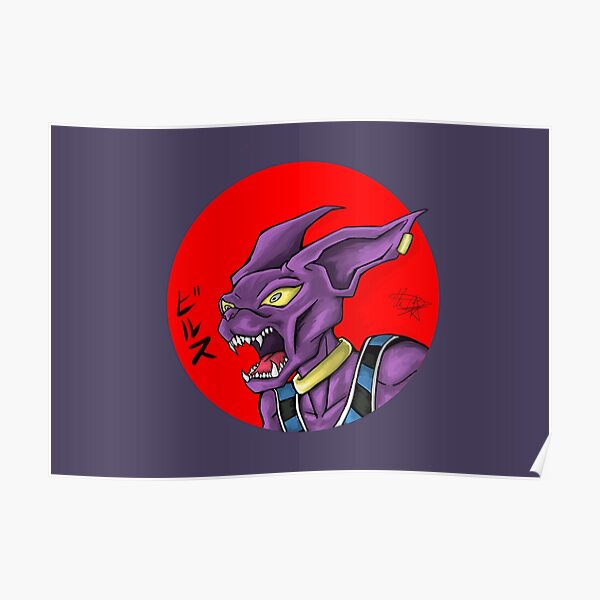 "Beerus the Destroyer DBS" Poster for Sale by Neosuki | Redbubble