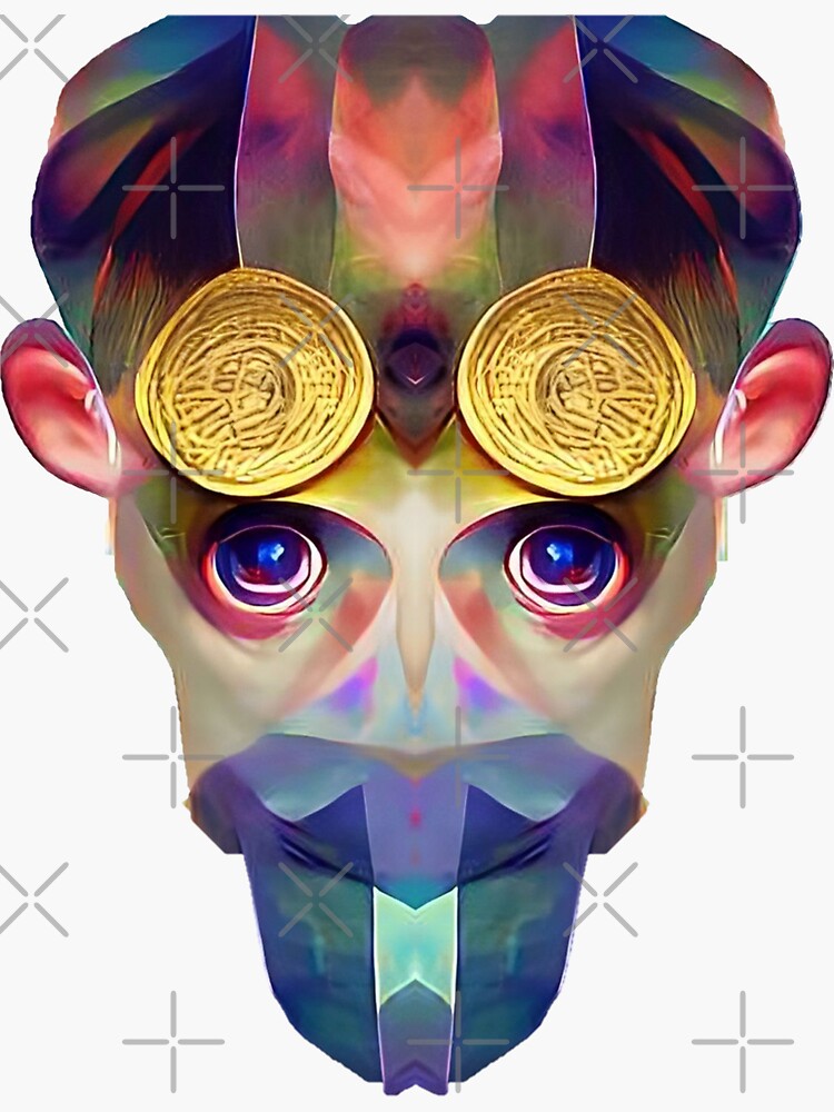 "Code Beast Mask" Sticker for Sale by Byterra-Artech | Redbubble