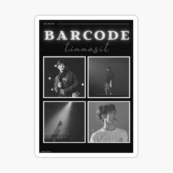 "Barcode Tinnasit" Sticker for Sale by ErikasPalace | Redbubble