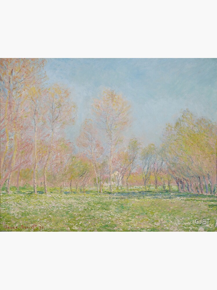 "Spring in Giverny | Claude Monet | 1890 French Impressionism Art ...