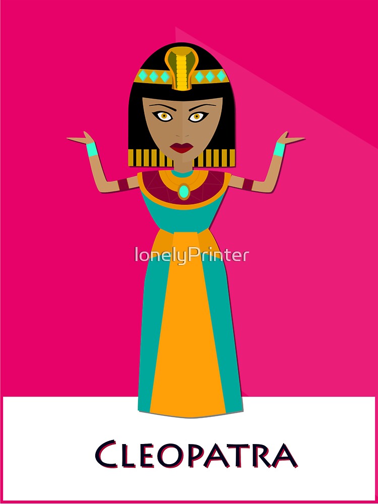 "Cleopatra" Sticker for Sale by lonelyPrinter | Redbubble