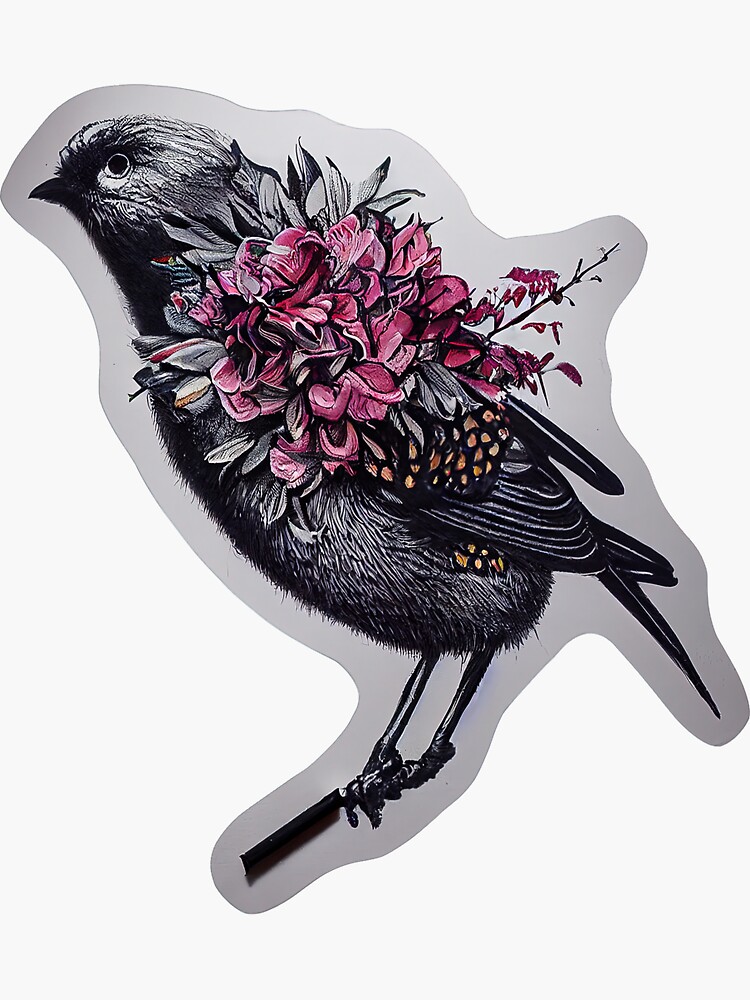 "Gothic Birds Series. Bird #4" Sticker for Sale by JBNina | Redbubble