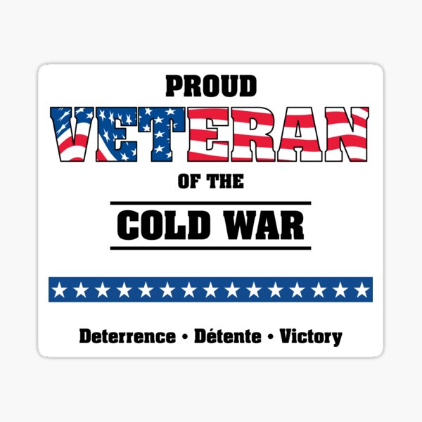 "Veteran - Cold War" Sticker for Sale by thick-n-thin | Redbubble