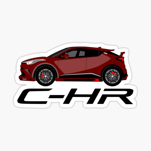 "TOYOTA CHR Fan Club - Normal Red version" Sticker for Sale by ...
