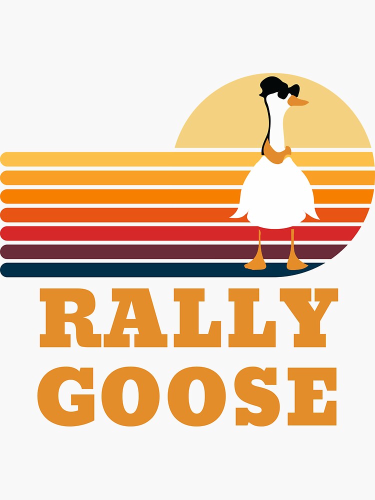 "San Diego RALLY GOOSE Funny Baseball" Sticker for Sale by AVATAR-MANIA ...