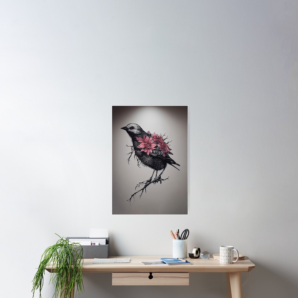 "Gothic Birds Series. Bird #5" Poster for Sale by JBNina | Redbubble
