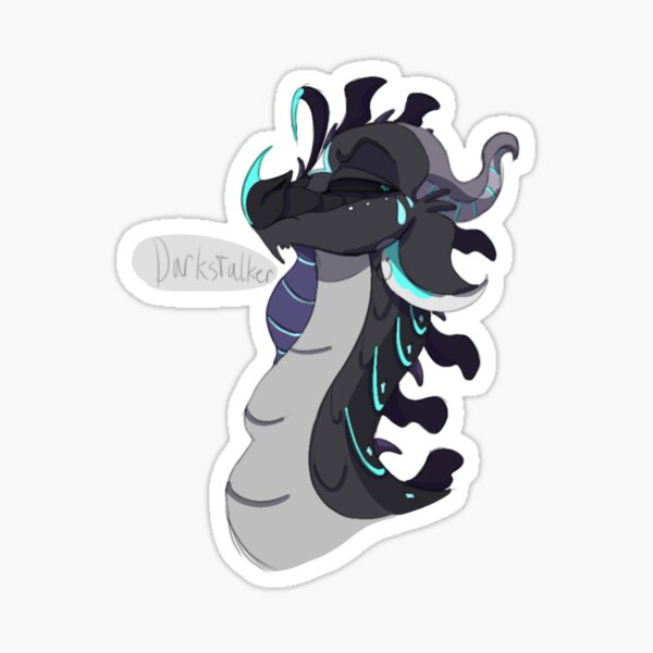 "Darkstalker " Sticker for Sale by NovaEstrella | Redbubble