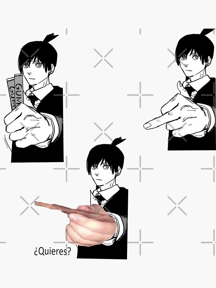 "Aki Meme Sticker Pack - Chainsaw Man " Sticker for Sale by koifins ...