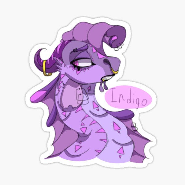 "Indigo " Sticker for Sale by NovaEstrella | Redbubble