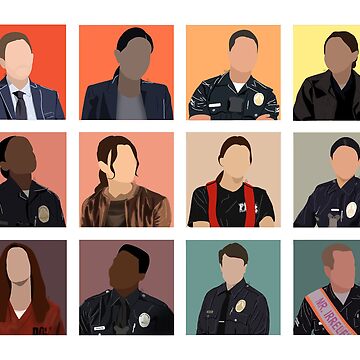 "the rookie" Sticker for Sale by alexiafnds | Redbubble