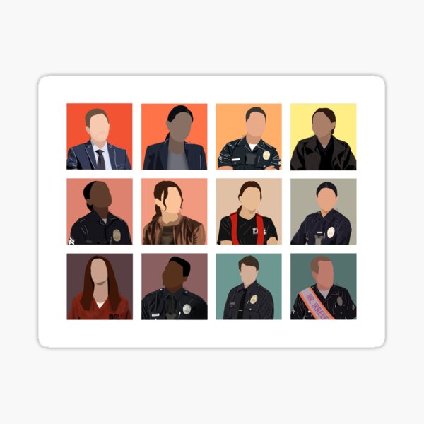 "the rookie" Sticker for Sale by alexiafnds | Redbubble
