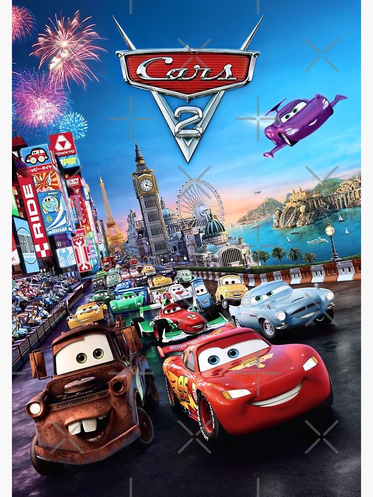 "Cars 2 " Sticker for Sale by ALAnimes | Redbubble
