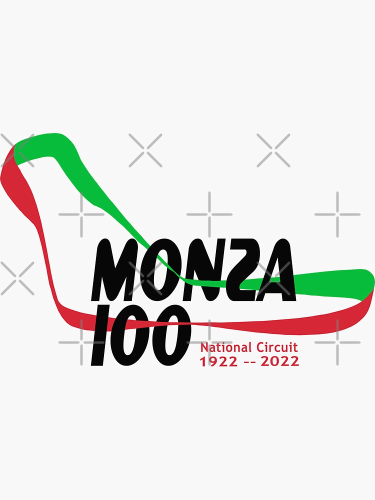 "Monza National Circuit 100 years" Sticker by navarraspain | Redbubble