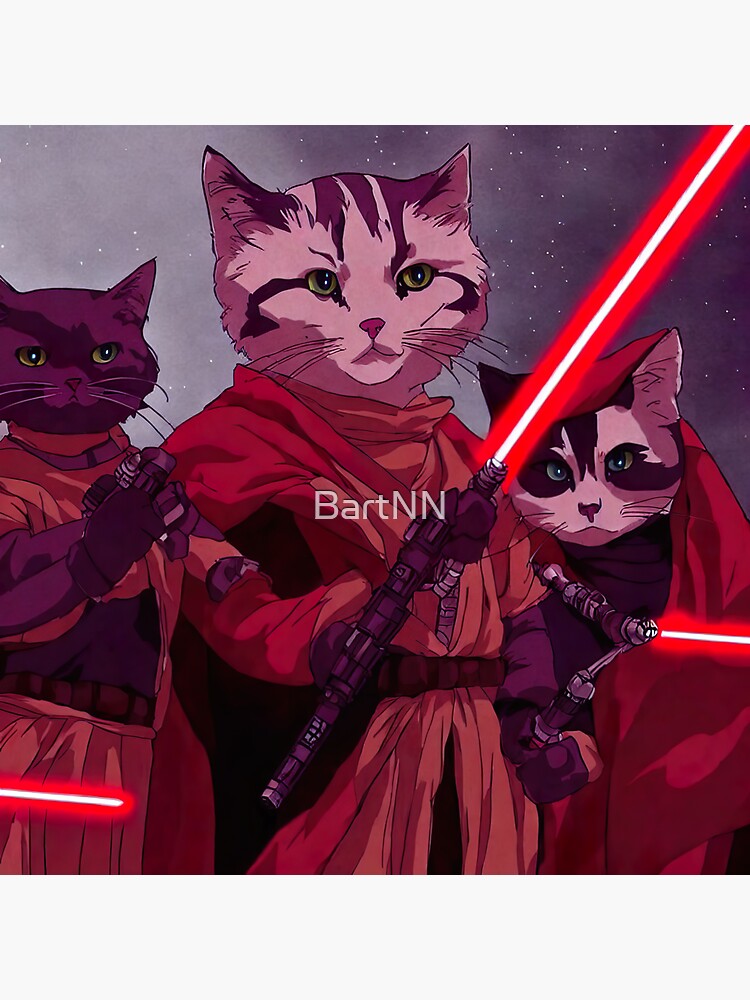 "Masters of the Dark Side Anime Style" Sticker for Sale by BartNN ...