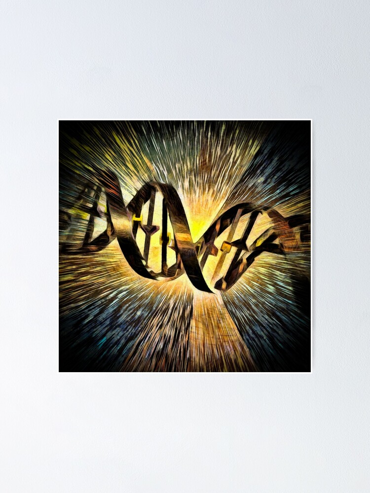 "DNA Strand Artwork" Poster for Sale by rolffimages | Redbubble