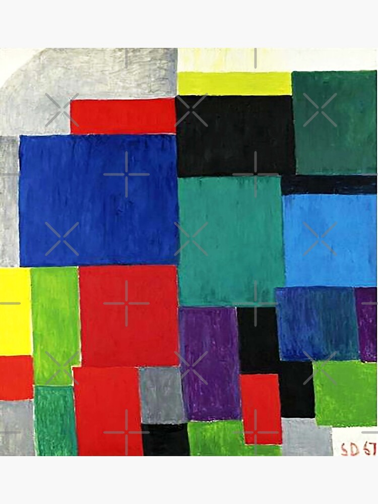 "Sonia Delaunay color rhythm 1967" Poster for Sale by Yacinshoping ...