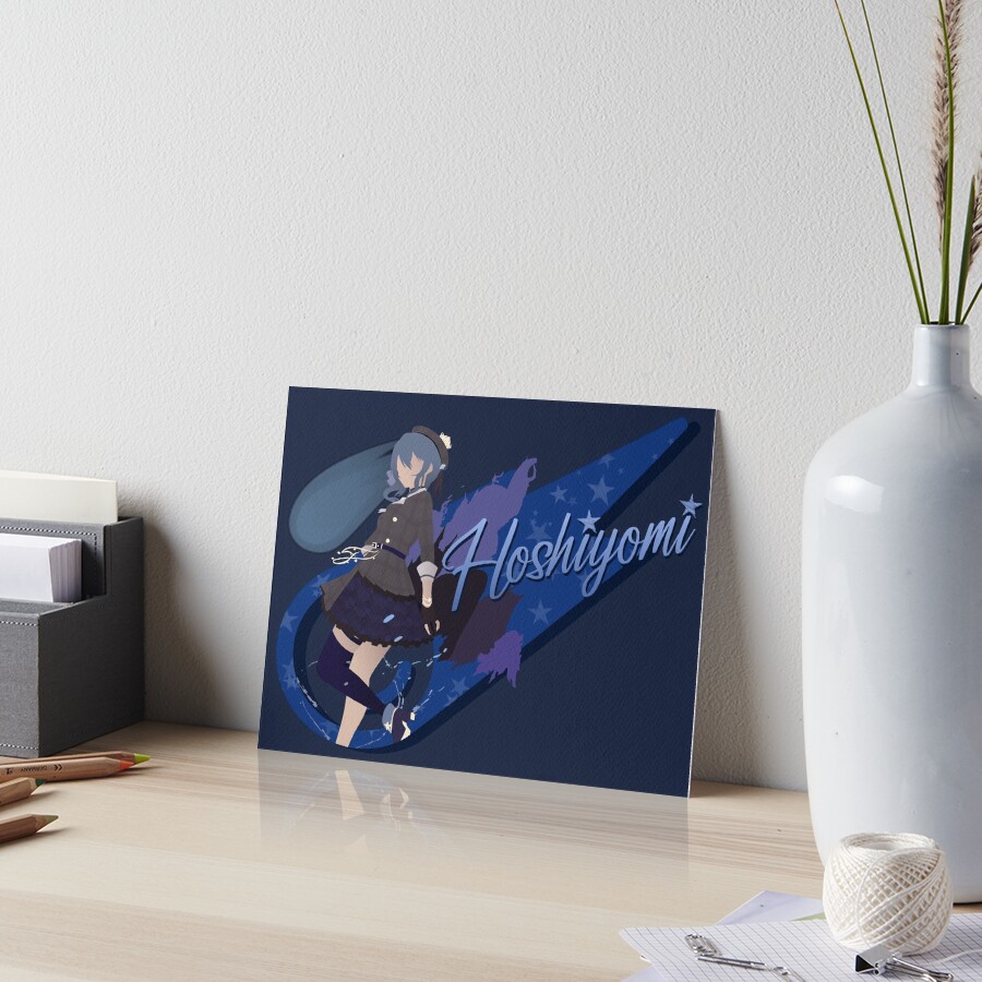 "Hololive Hoshimachi Suisei Hoshiyomi Fan Name Minimalistic" Art Board ...