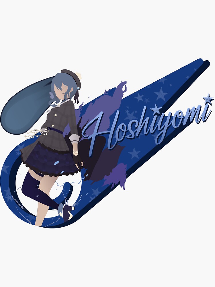 Pegatina «Hololive Hoshimachi Suisei Hoshiyomi Fan Nombre Minimalista ...