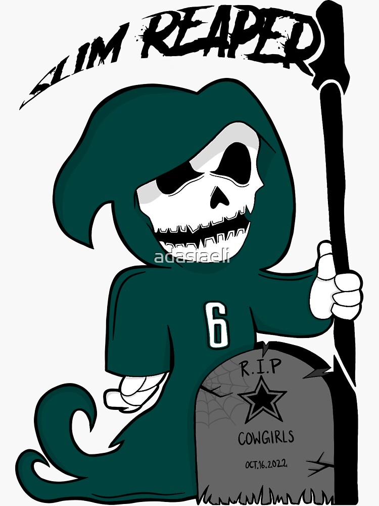 "SLIM REAPER DEVONTA SMITH" Sticker for Sale by adasiaeli | Redbubble