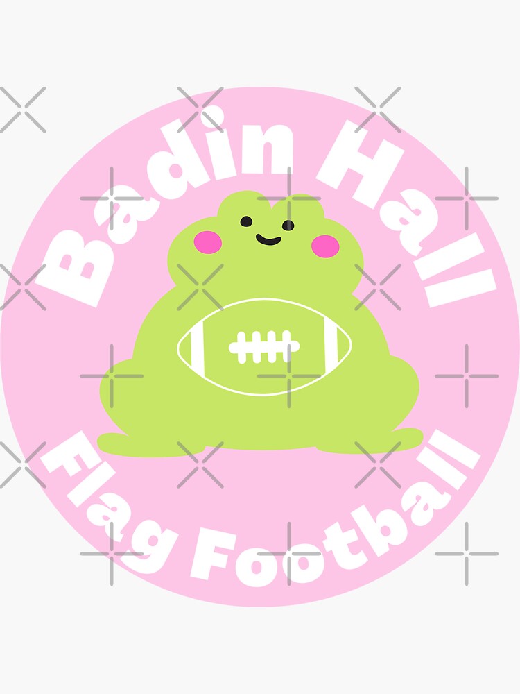 Badin Hall Flag Football Sticker For Sale By Ldaley26 Redbubble