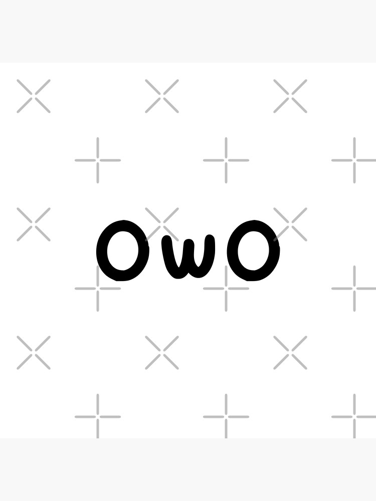 "OwO Cute Emoji" Poster for Sale by designbyceline | Redbubble