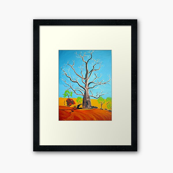 "Broome Boab Tree Western Australia" Framed Art Print for Sale by ...