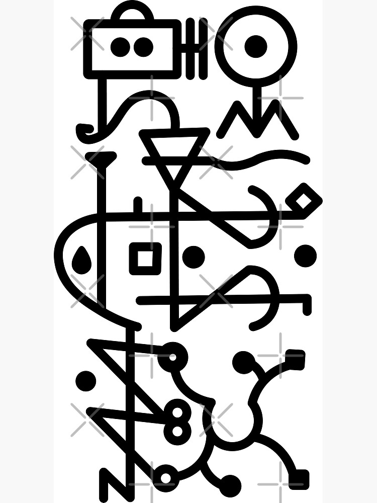 "Dont hug me im scared ( dhmis ) leslie's book design symbols" Art ...