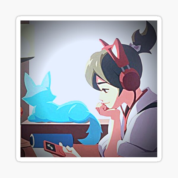 "Kiriko" Sticker for Sale by Elamolan | Redbubble