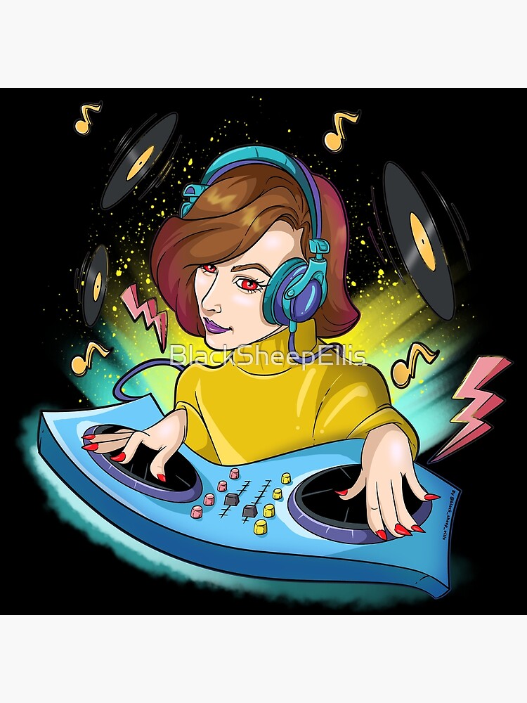 "Best Female Dj Girl" Poster for Sale by BlackSheepEllis | Redbubble