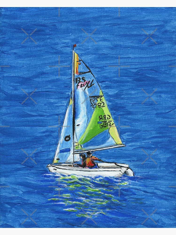 "RS Feva Fever: Sailing Dinghies at Trearddur Bay" Sticker for Sale by ...