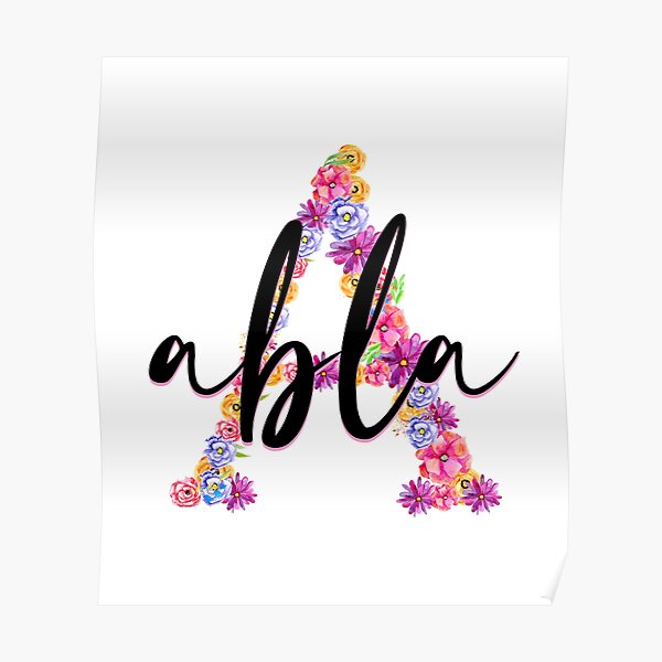 Póster «Nombre Abla - El significado del nombre Abla es completo.» de ...