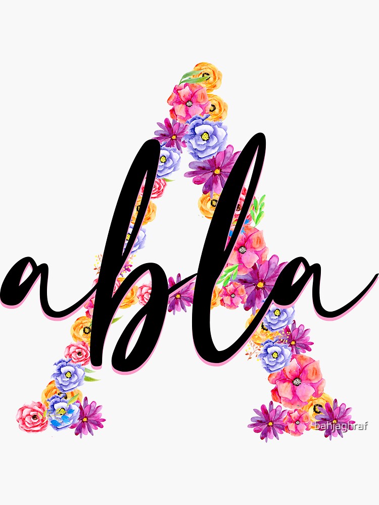 Pegatina «Nombre Abla - El significado del nombre Abla es completo.» de ...