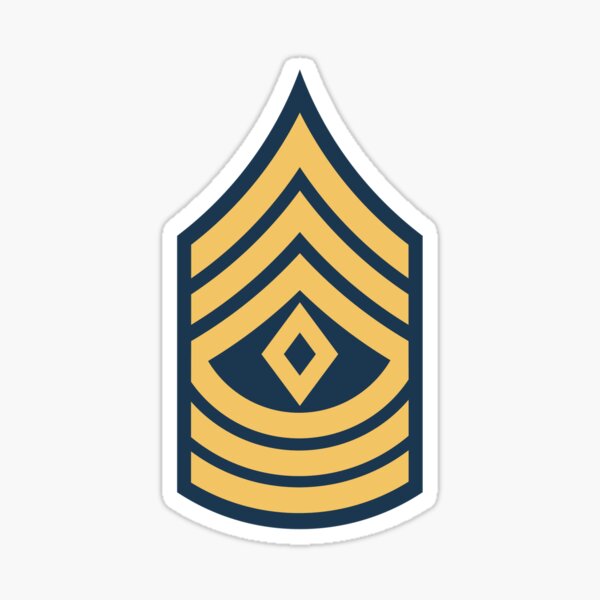 "US Army First Sergeant" Sticker for Sale by bumblethebee | Redbubble